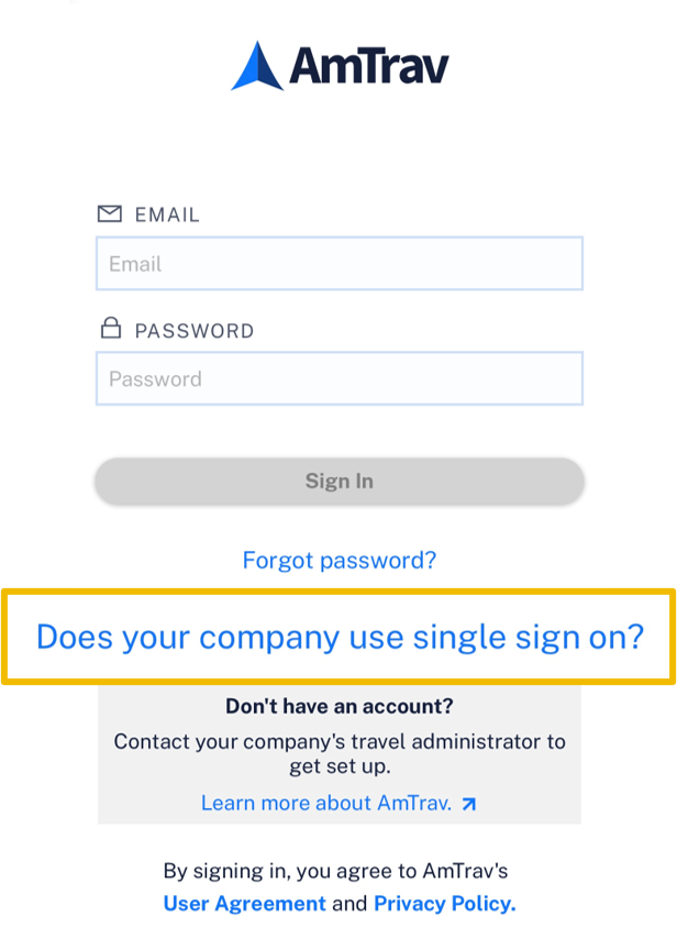 All about the AmTrav app