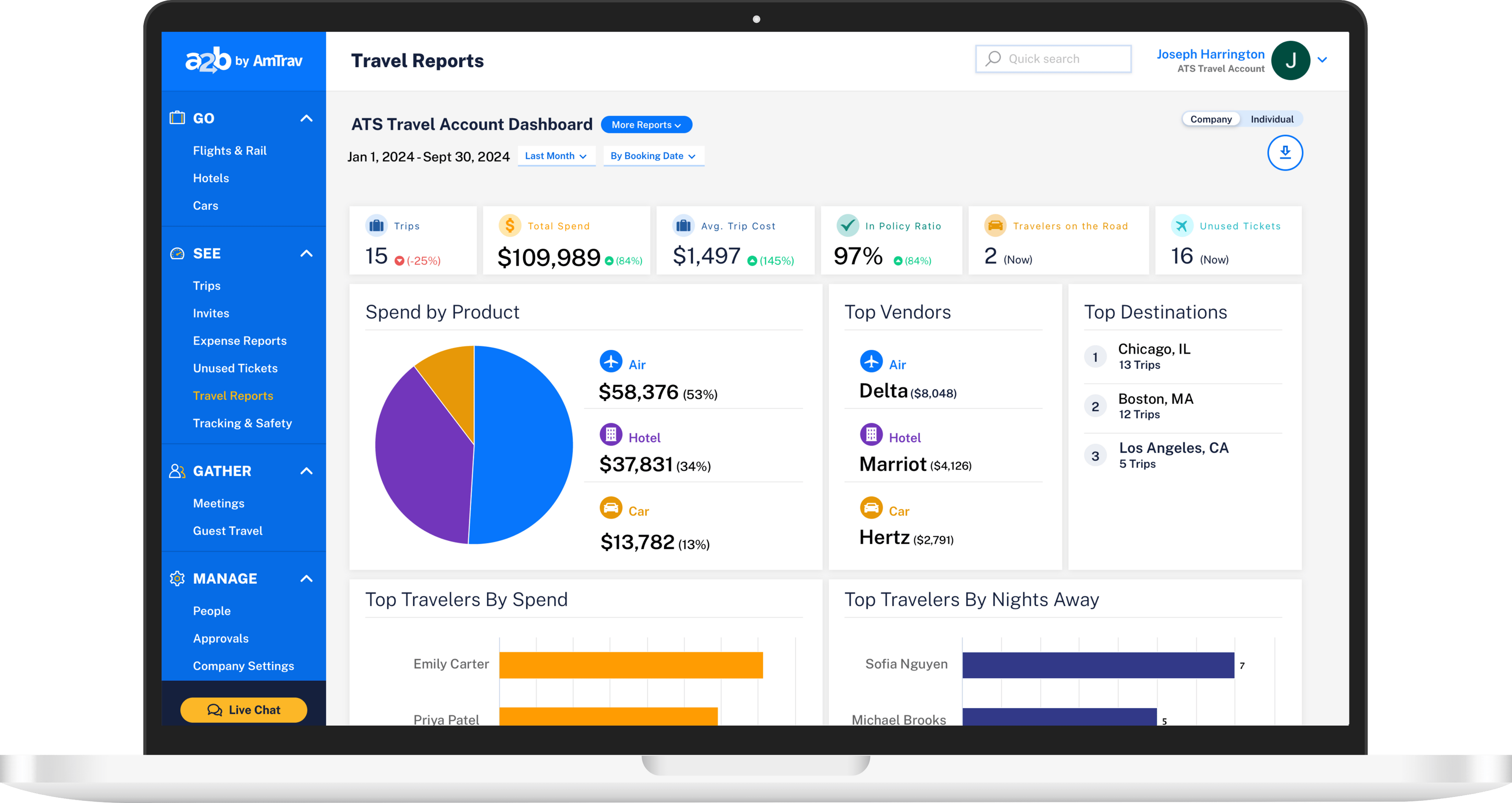 AmTrav Business Travel Pricing | Corporate Travel Management
