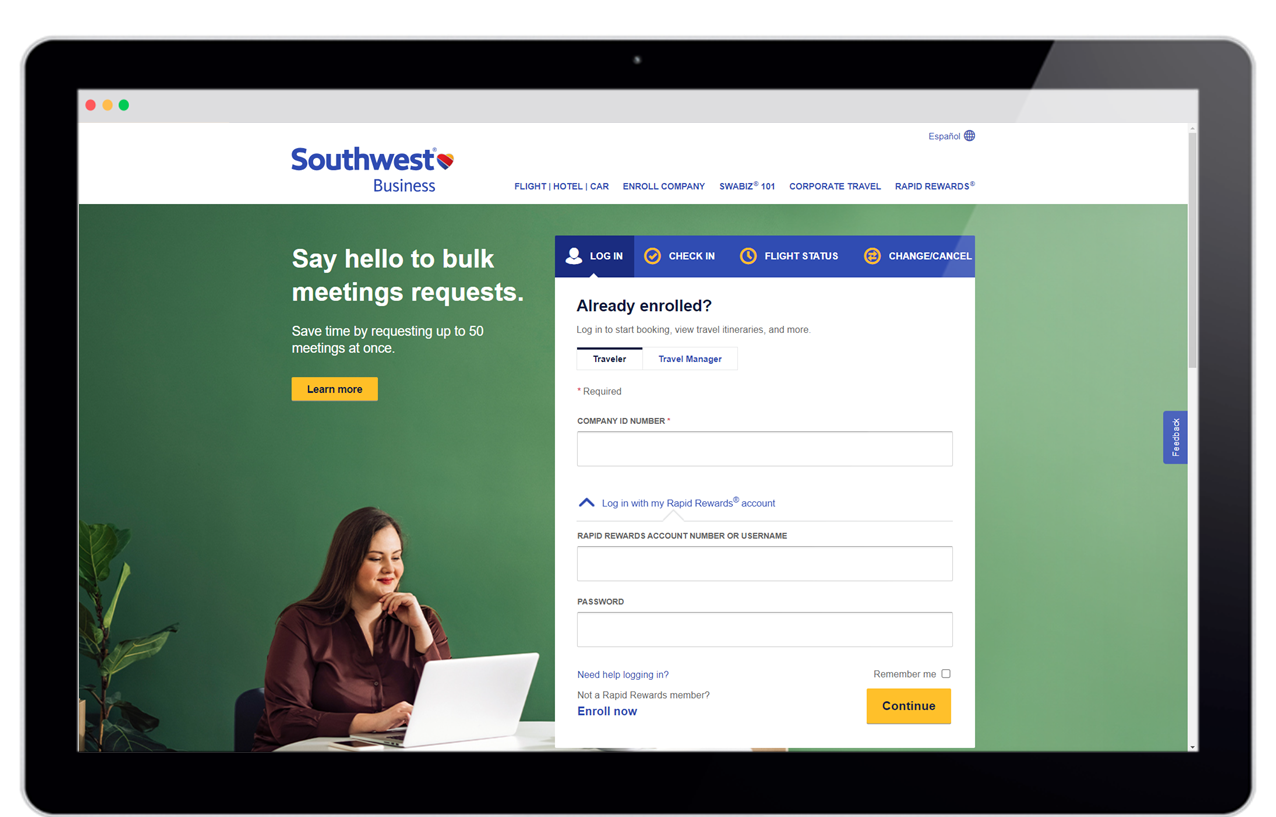 All About SWABIZ, Southwest Airlines’ Corporate Booking Platform