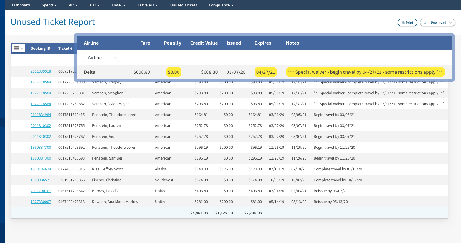 Drowning in Unused Airline Tickets? We Can Help
