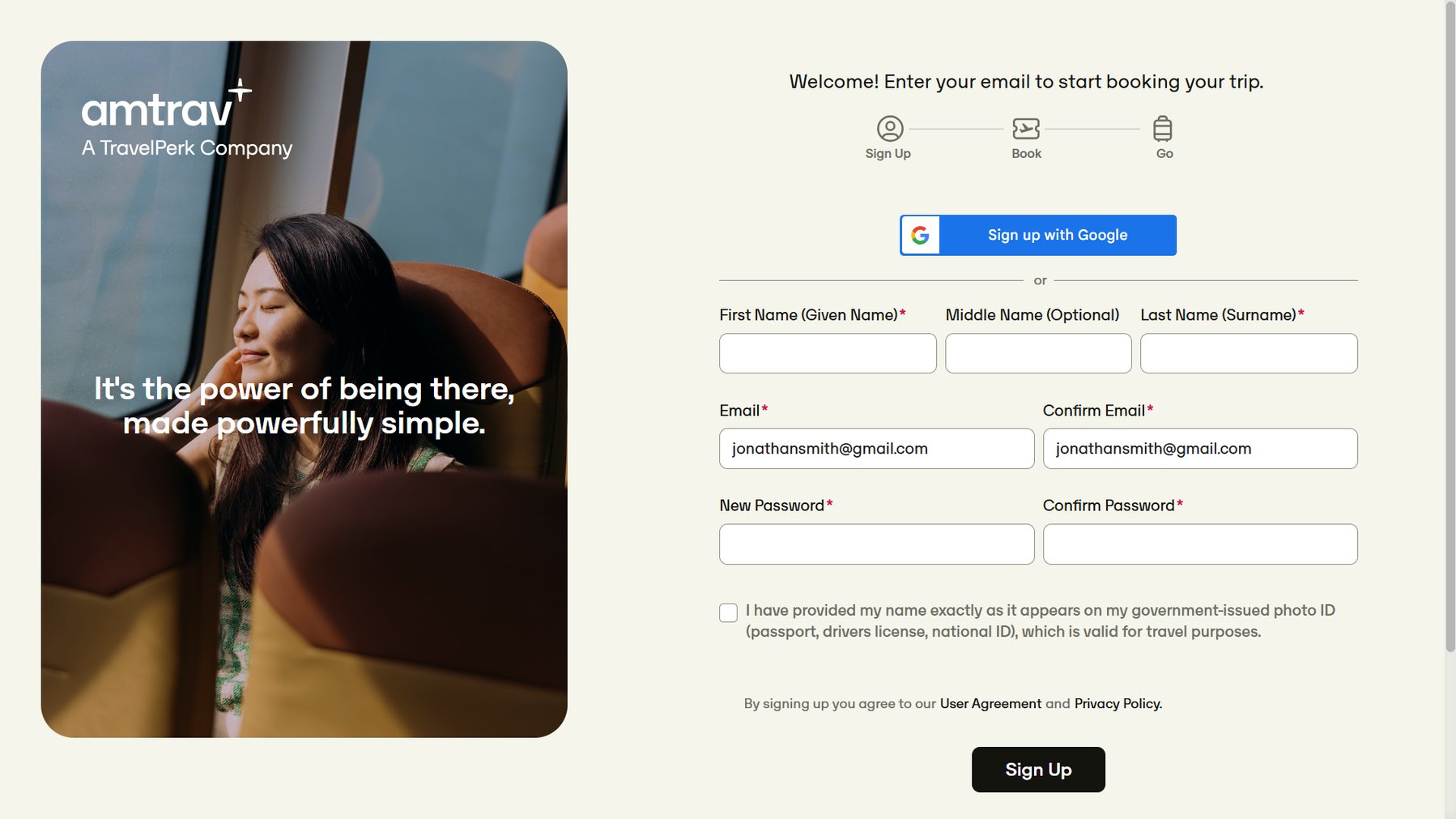 For travelers: how to book with AmTrav Gather
