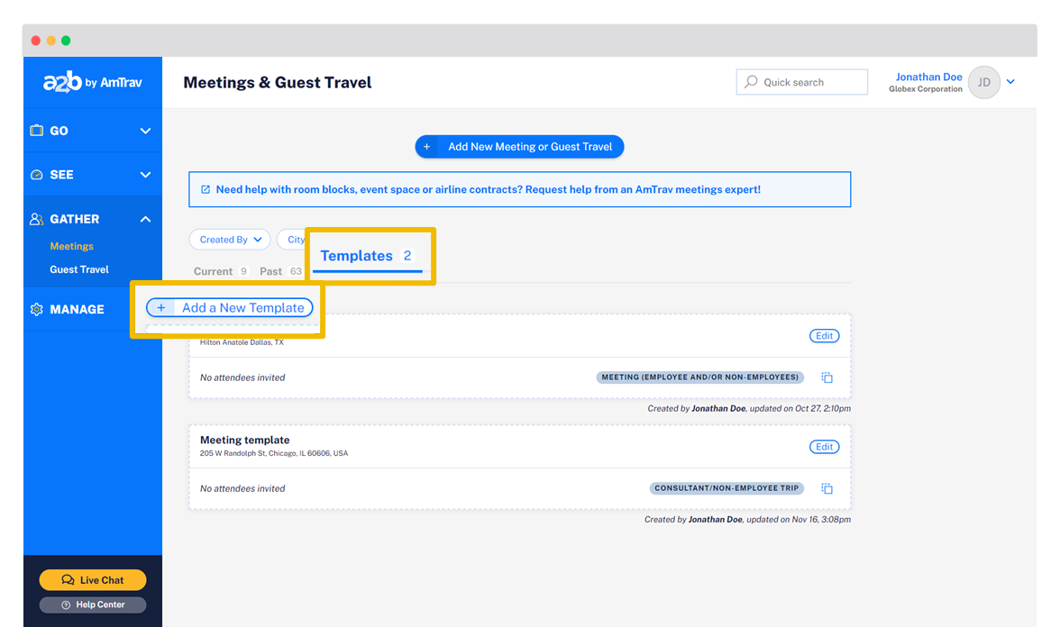 How-to: clone or template a Gather meeting