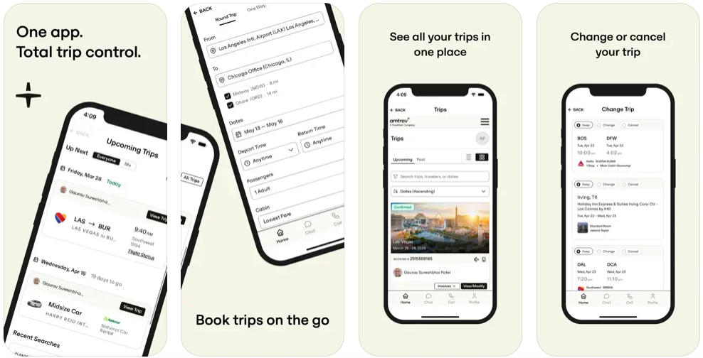 All about the AmTrav app