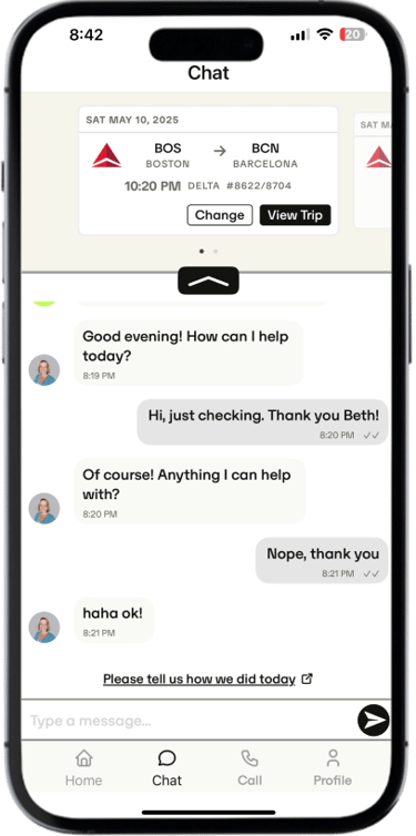 All about the AmTrav app