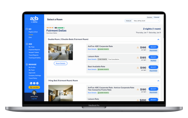 AmTrav | Watch Demo Corporate Travel Solution